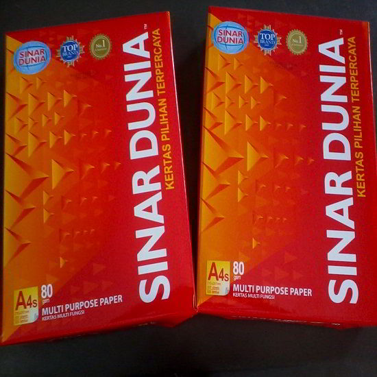 Get a Free Quote for Sinar Dunia A4 Paper 80 GSM from PT Rizal Maulana ...